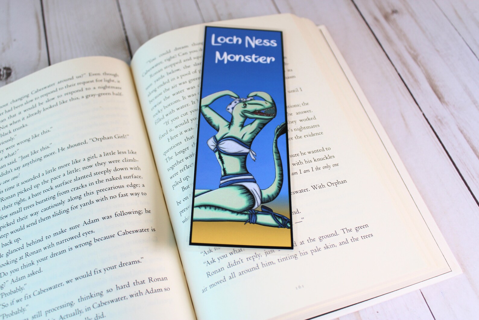 Loch Ness Monster Bookmark Nessie Lochness Funny Bookmarks Glossy ...