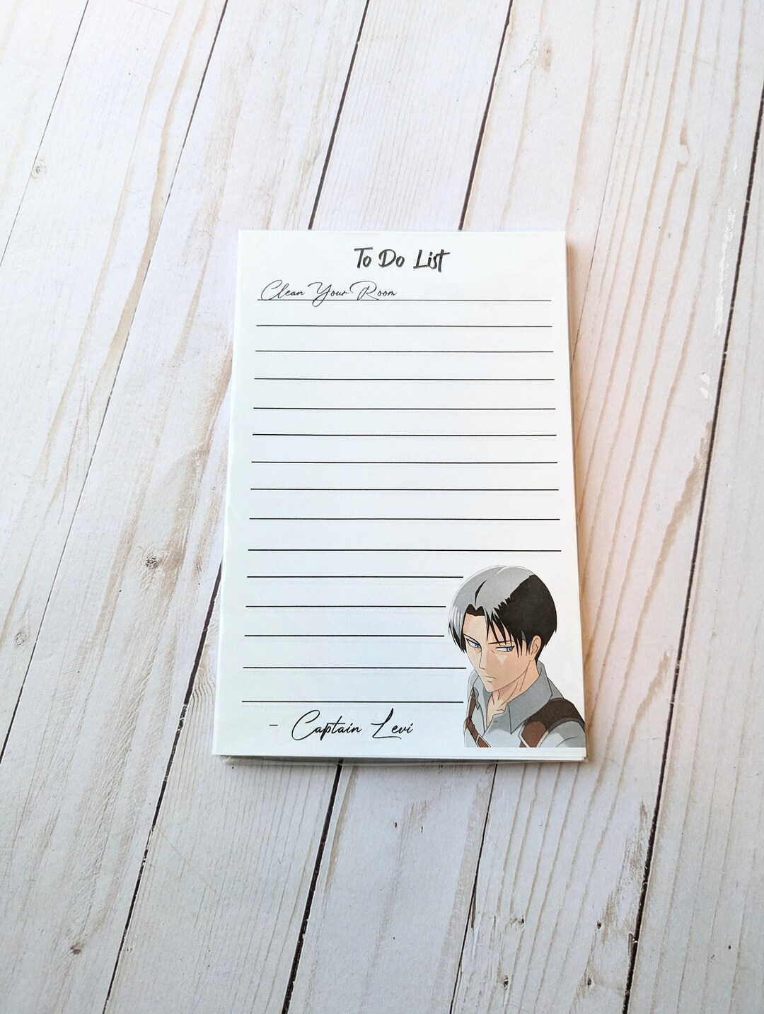Handbound Notepad 50 Pages Captain Notes Note Pad Anime Manga Journal ...