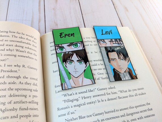 Magnetic Bookmark Set Book Bookmarks Levi - Etsy