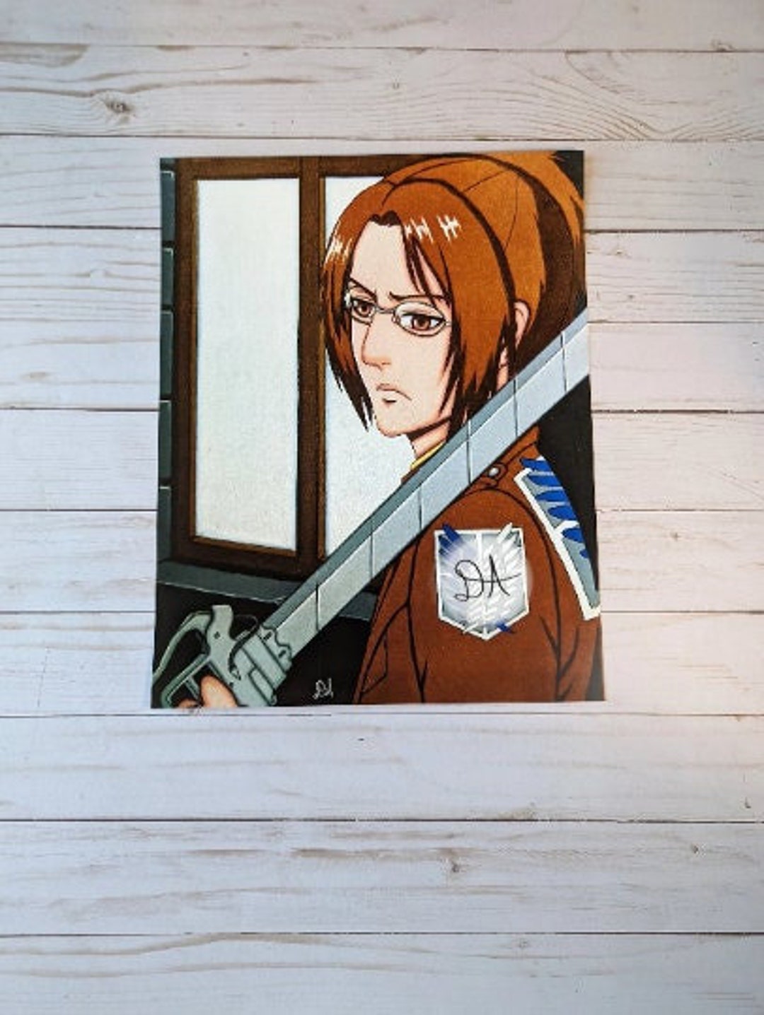 Original Drawing 9x12 Colored Pencil Anime Manga - Etsy