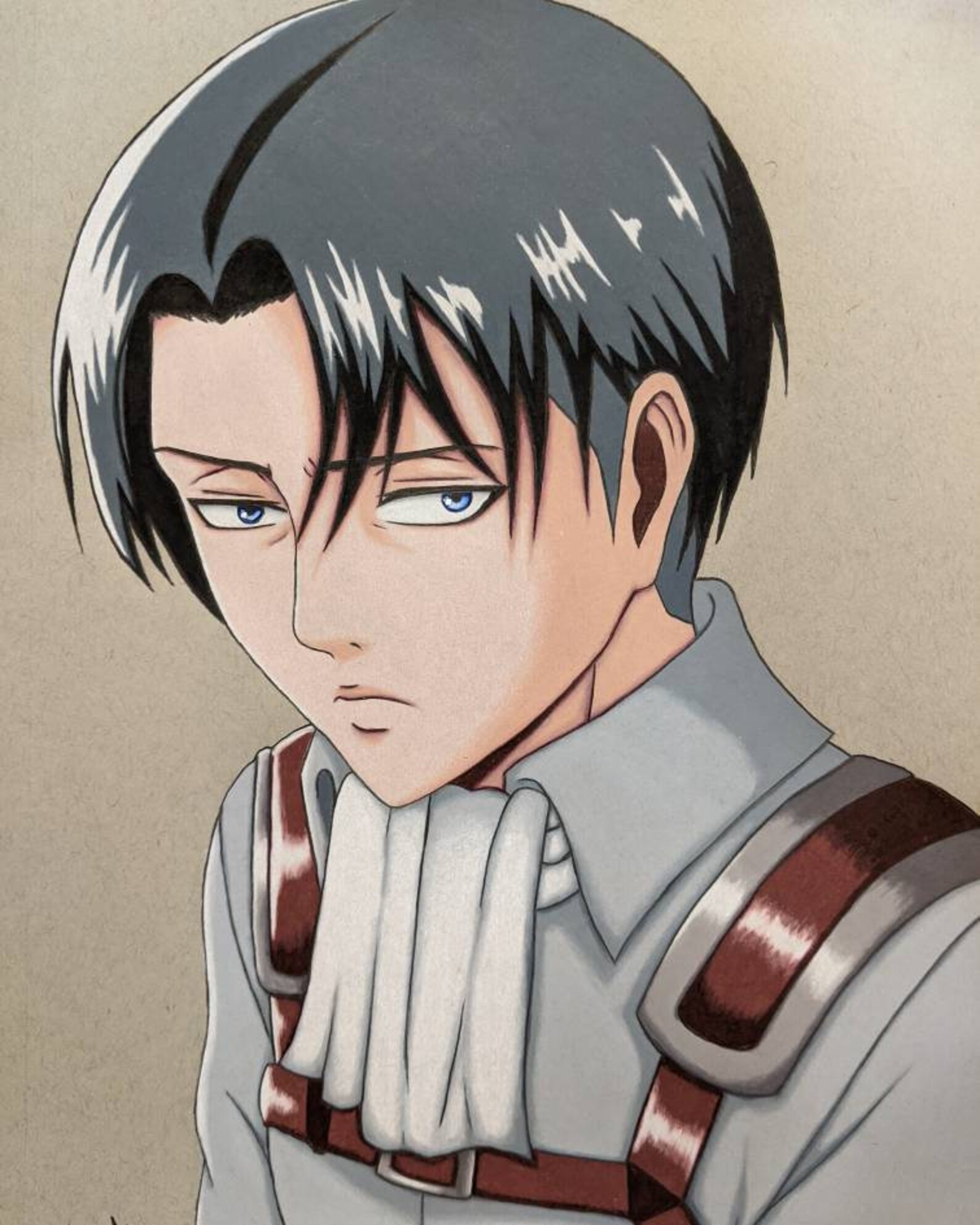 Levi Ackerman Mini Print Set of 4 5x7s on gloss paper Attack | Etsy