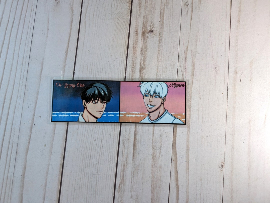 Anime Manga Panel Glossy Laminated Bookmark Ocean Unique Anime Bookmark ...
