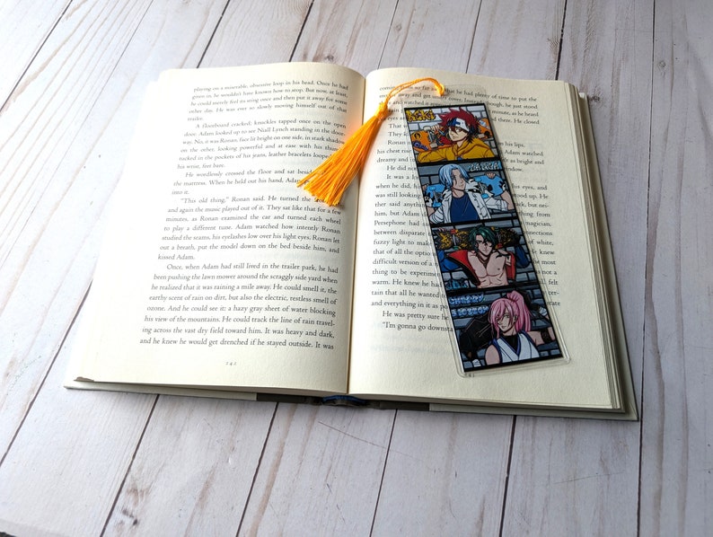Vinyl Tassel Bookmark Double Sided Anime Manga Bookmarks SK8 Reading ...