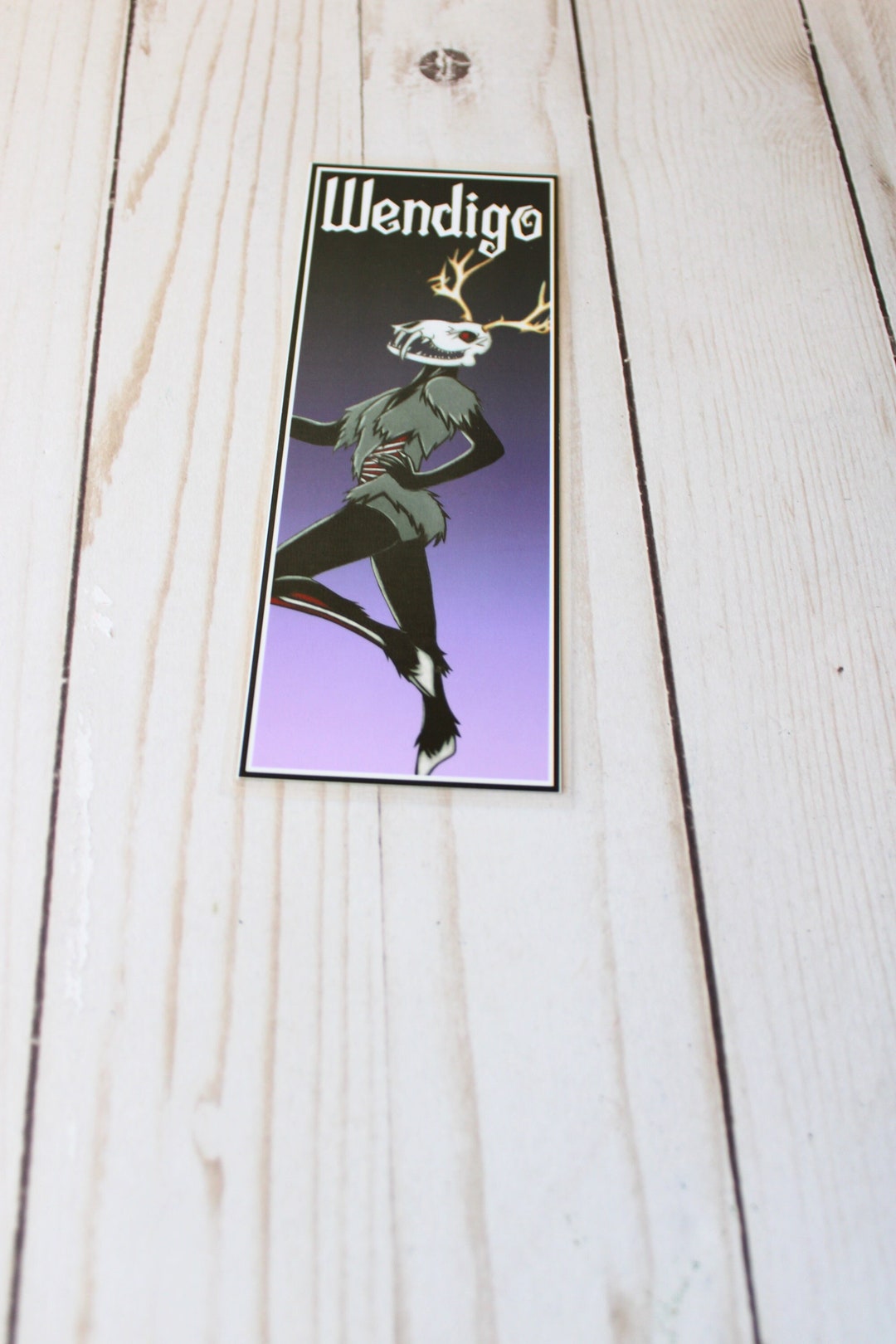 Wendigo Bookmark Weendigo Windigo Funny Bookmarks Glossy Laminated ...