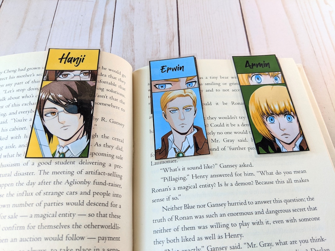 Magnetic Bookmark Set - Etsy