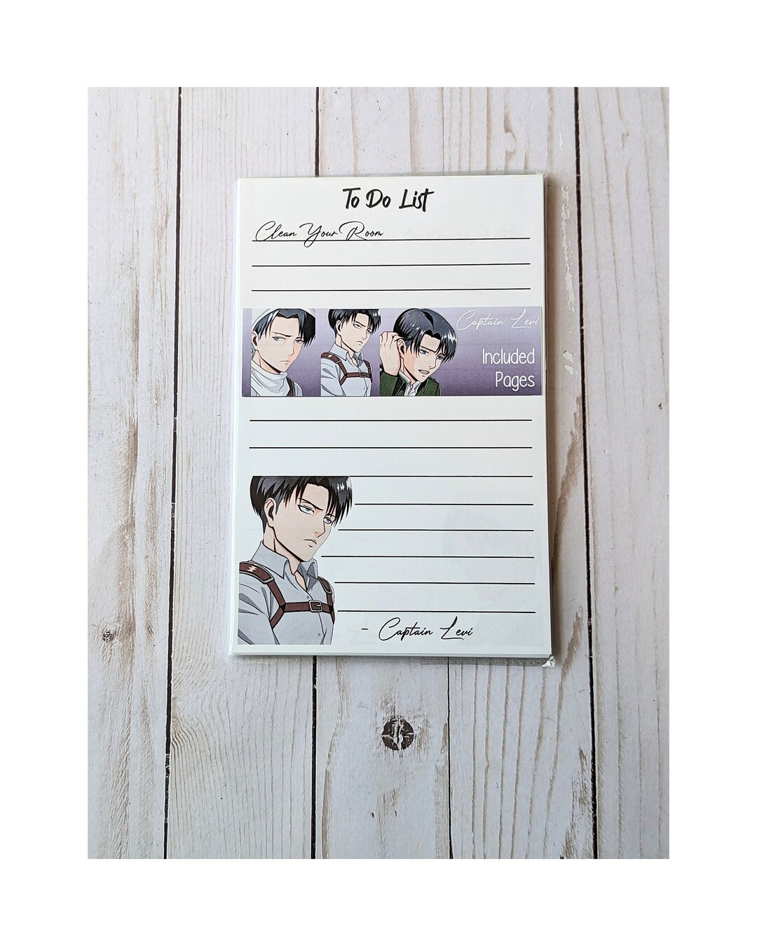 Handbound Notepad 50 Pages Captain Notes Note Pad Anime Manga Journal ...