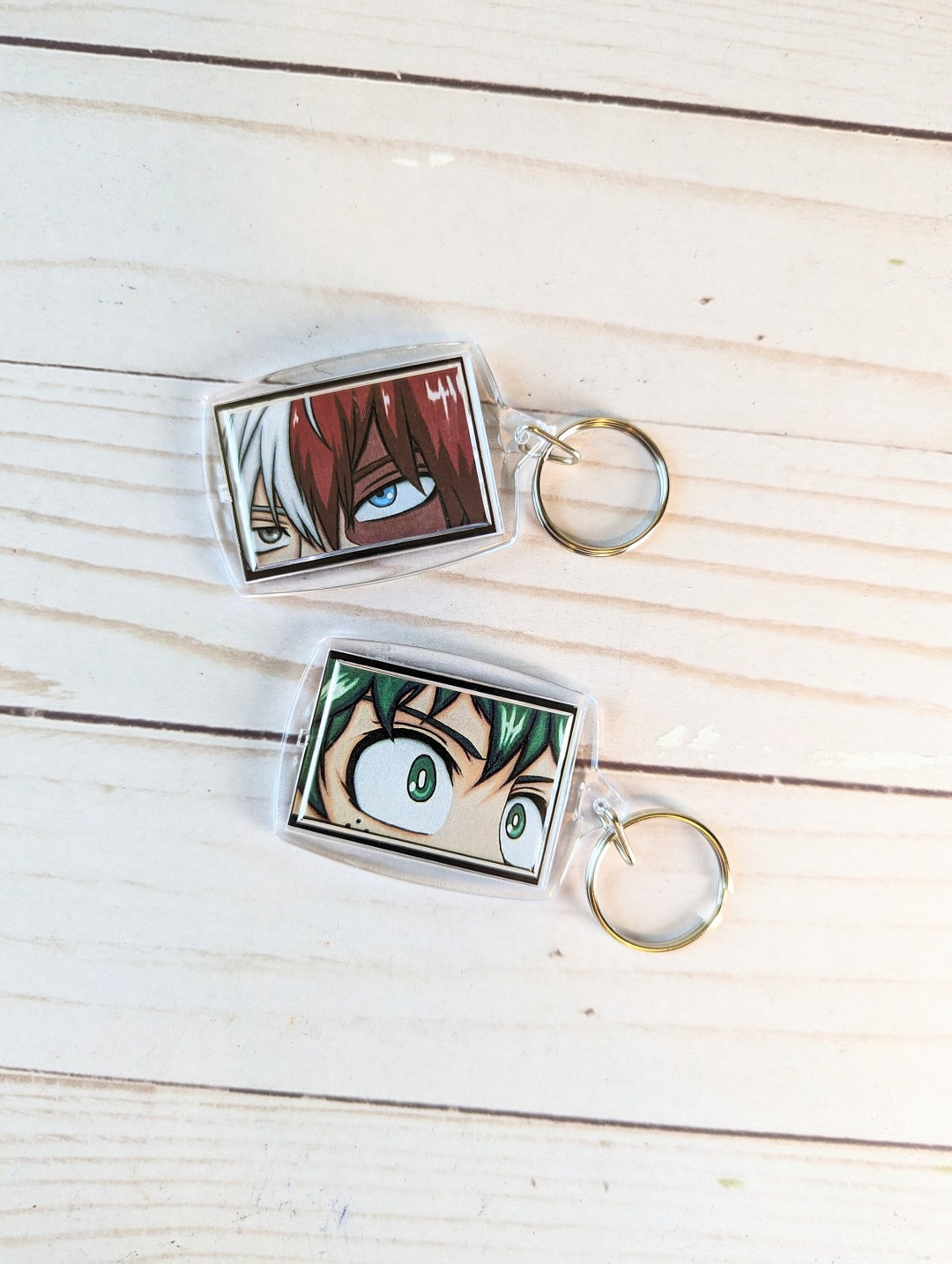 Double Sided Keychain Anime Acrylic Manga Double Sided Plastic Photo ...