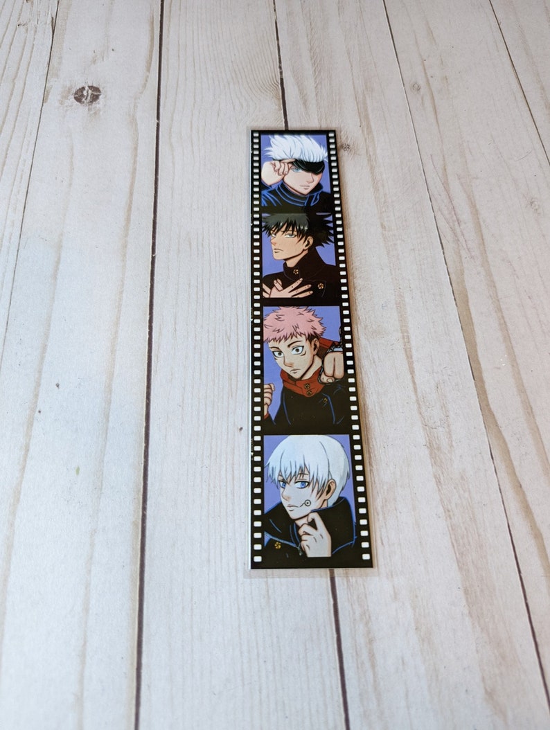 Anime Bookmark Laminated Glossy Placeholder Bookmarks Manga - Etsy