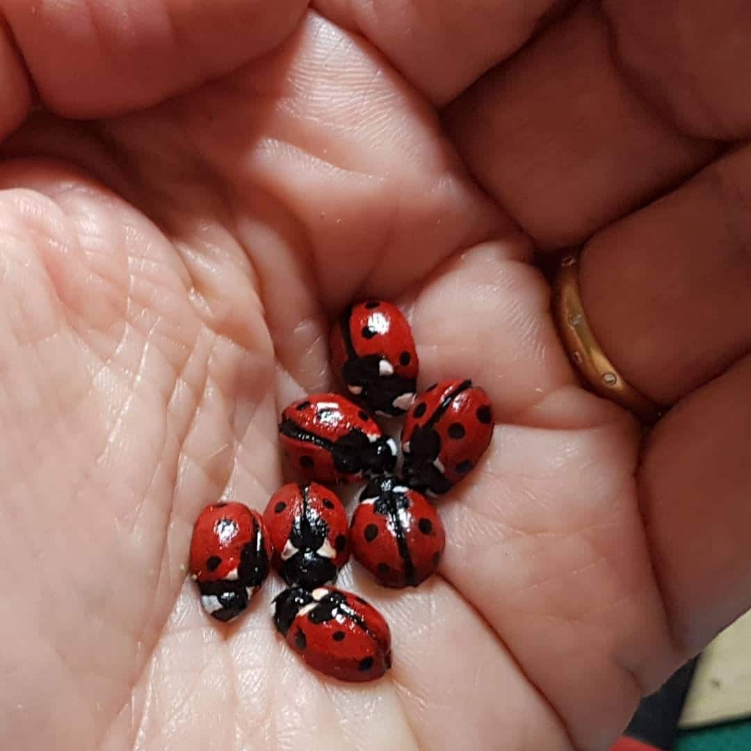 Realistic Ladybird on Leaf Sculpture - Etsy