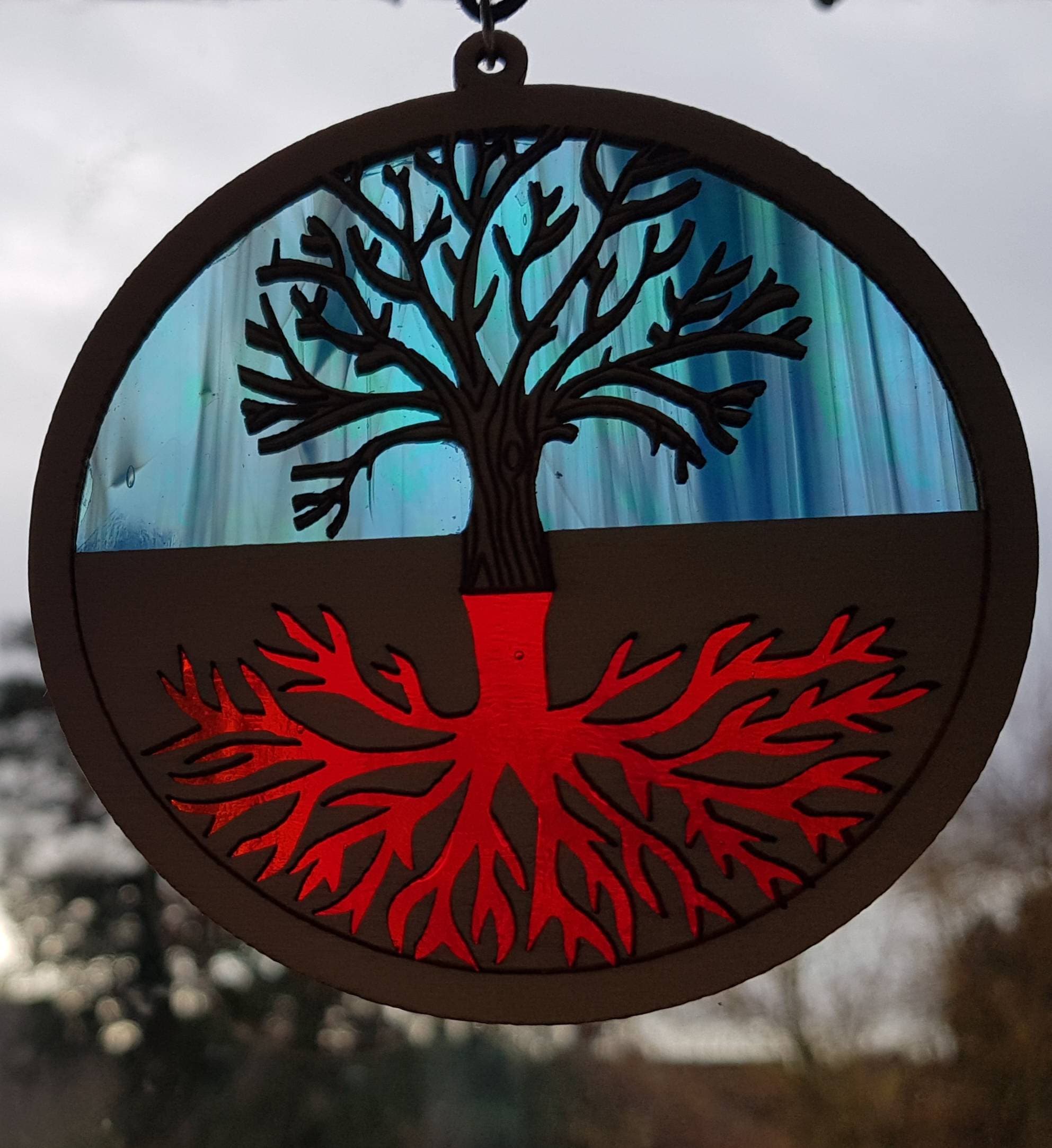 Tree of Life Suncatcher Stunning Stained Glass Suncatcher, Lightcatcher ...