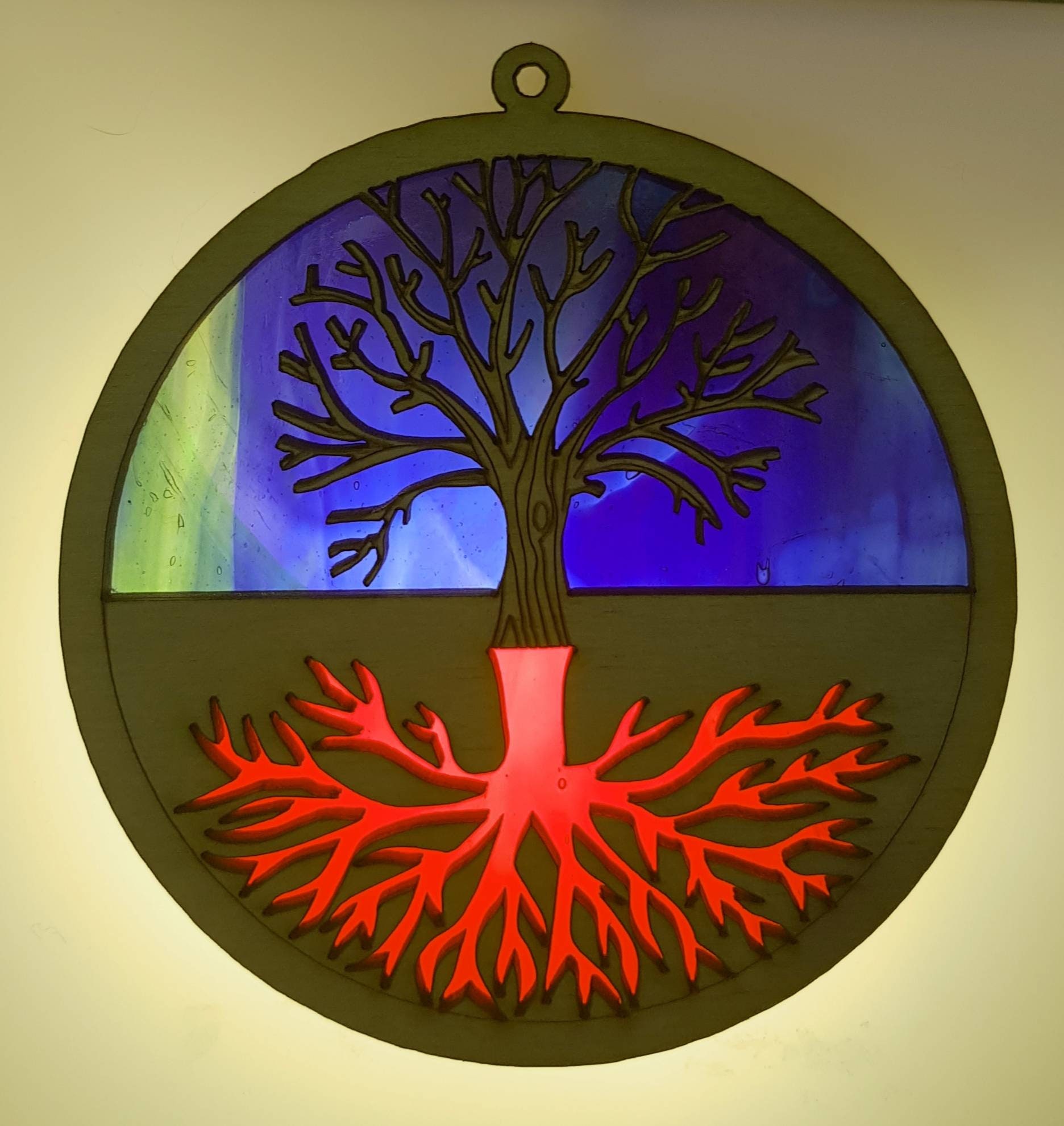 Tree of Life Suncatcher Stunning Stained Glass Suncatcher, Lightcatcher ...