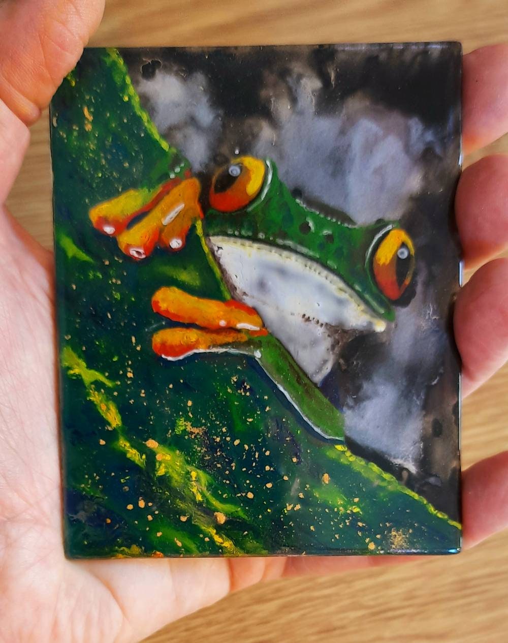 Glass Tree Frog, Glass Art, Frog Ornament, Frog Gifts, Frog Presents ...