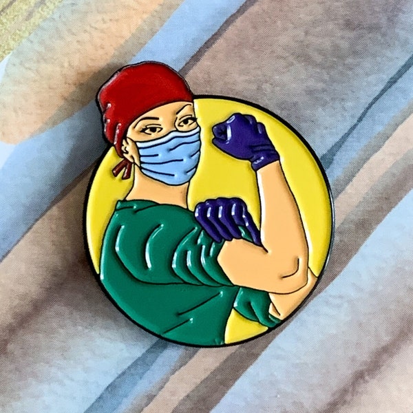 Rosie the Riveter Pin - Etsy