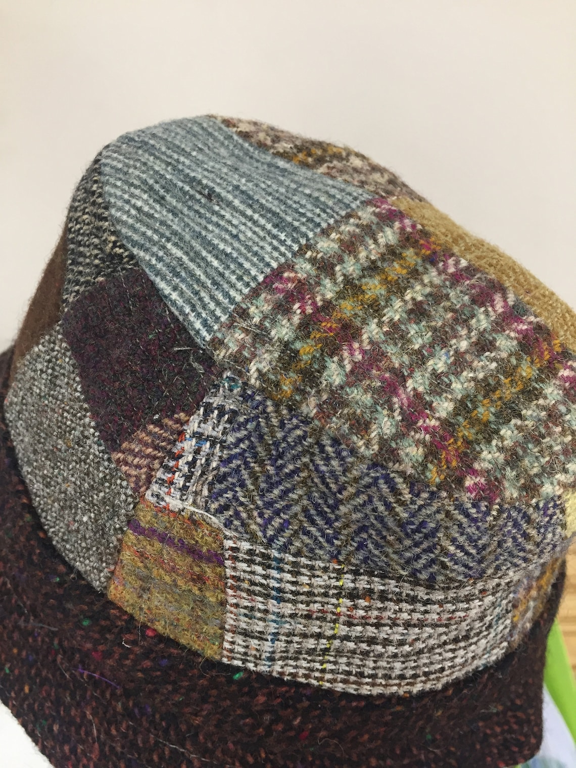 Hanna Hats of Donegal Irish Wool Patchwork Bucket Hat Sz S/m - Etsy