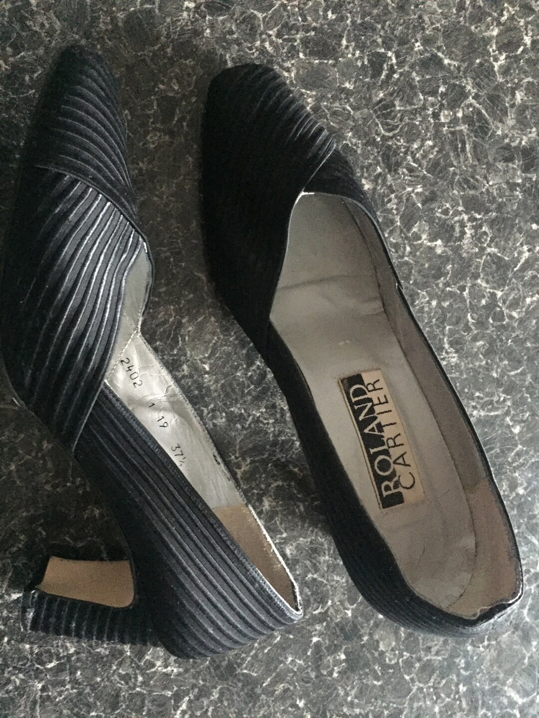 Roland Cartier Authentic Vintage Black Shoe Sz 371/2 - Etsy