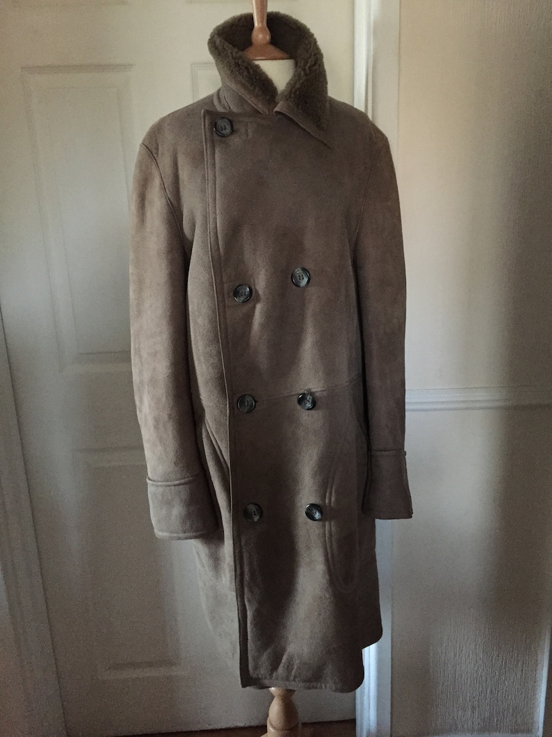 Huc of Sweden/austin Reed Full Sheepskin Coat Sz L - Etsy