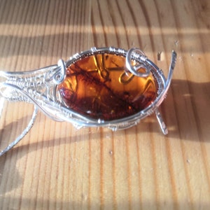 Baltic Amber Pendant Amulet Goddess Freya - Etsy