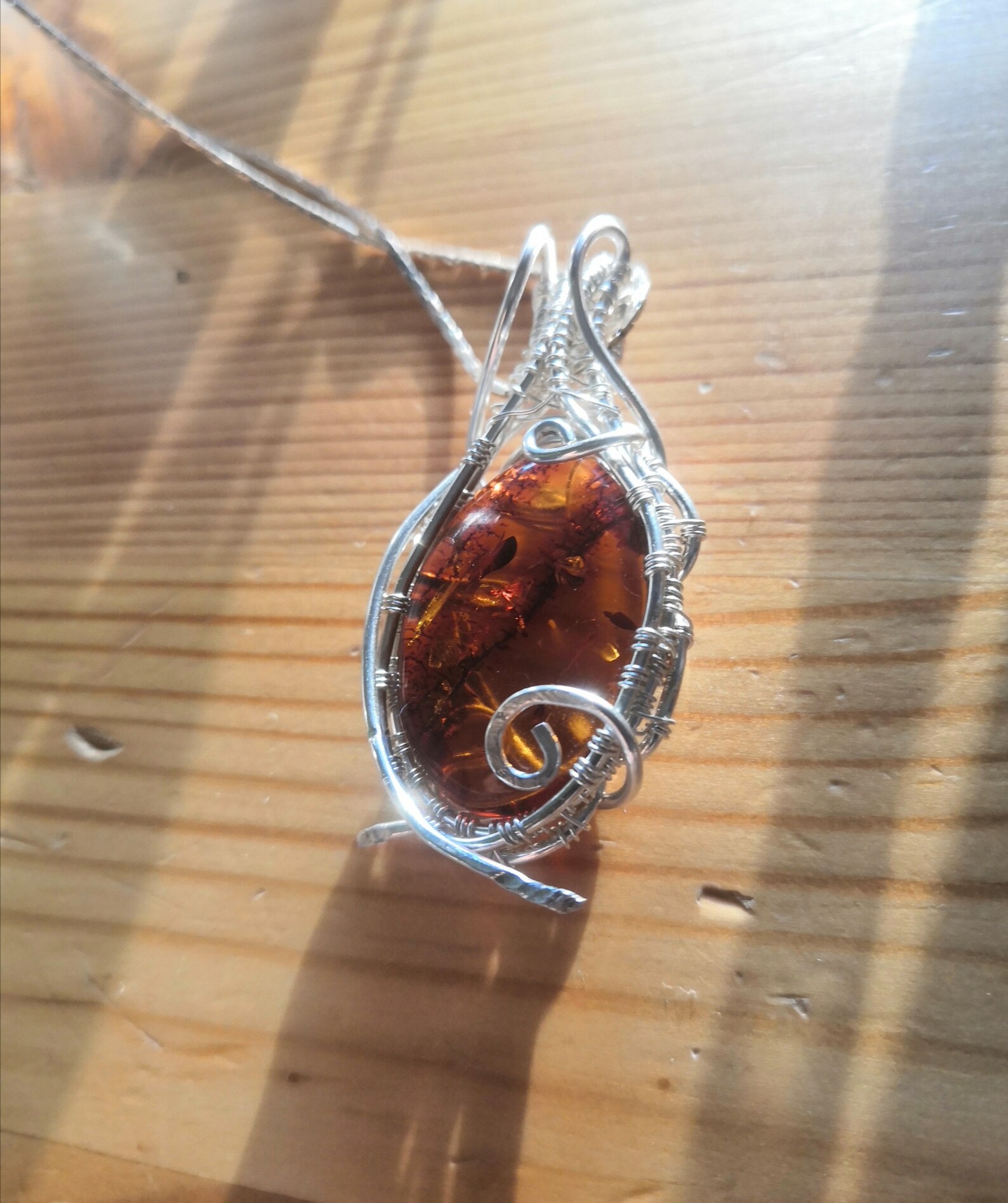 Baltic Amber Pendant Amulet Goddess Freya - Etsy