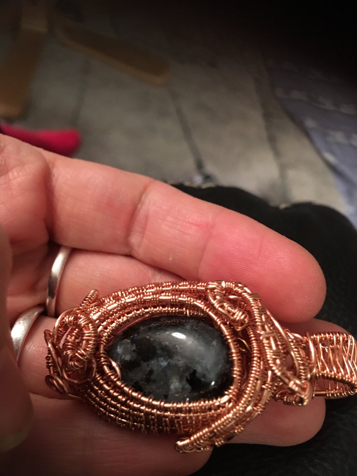 Larvikite Norway Black Moonstone Attract Love Amulet - Etsy