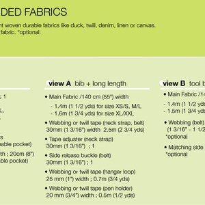 PDF Sewing Pattern for Women Utility Apron / Tool Belt -kaede- (size XS ...