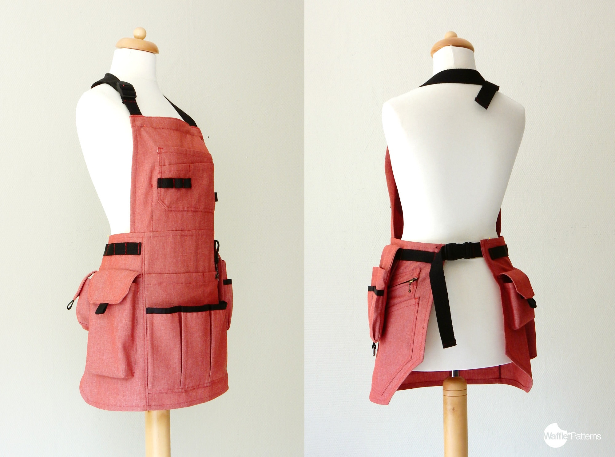 PDF Sewing Pattern for Women Utility Apron / Tool Belt kaede - Etsy