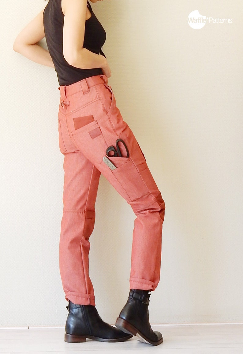 PDF Sewing Pattern for Women Work Pants azuki size 32-52 - Etsy Australia