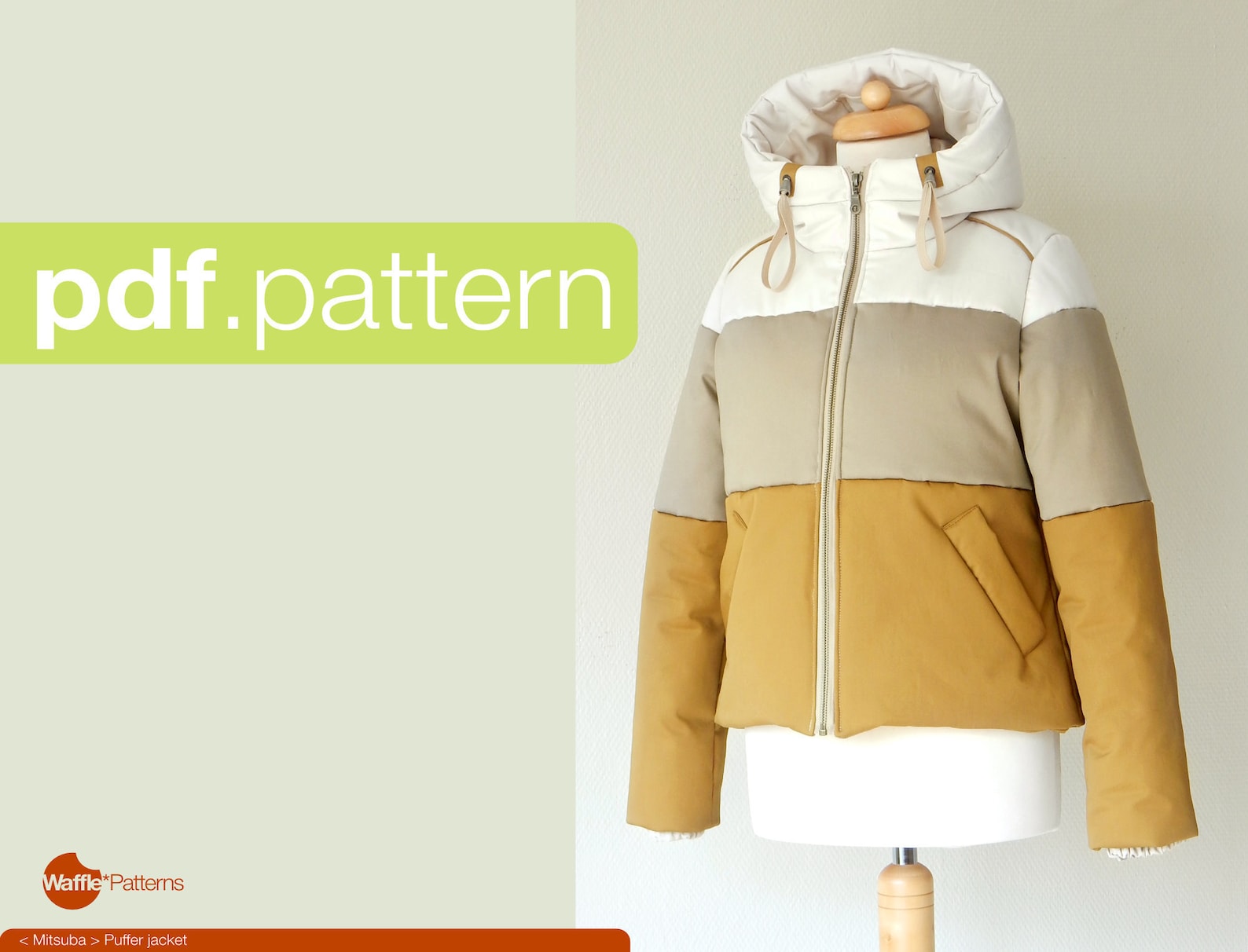 PDF Sewing Pattern for Women Puffer Jacket -mitsuba- (size 32-52) - Etsy
