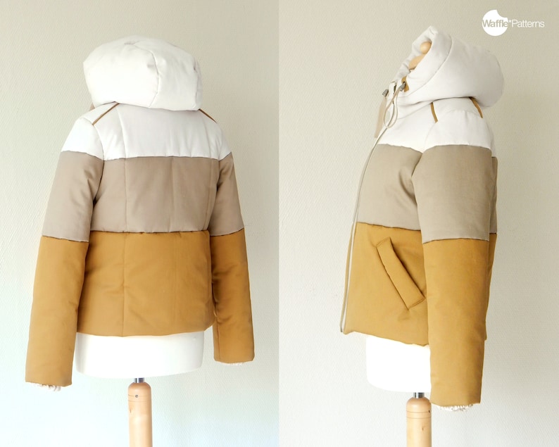 PDF Sewing Pattern for Women Puffer Jacket -mitsuba- (size 32-52) - Etsy