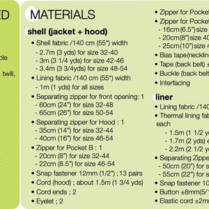 PDF Sewing Pattern for Women 3-in-1 Jacket -kikyo- (size EU32-54) - Etsy