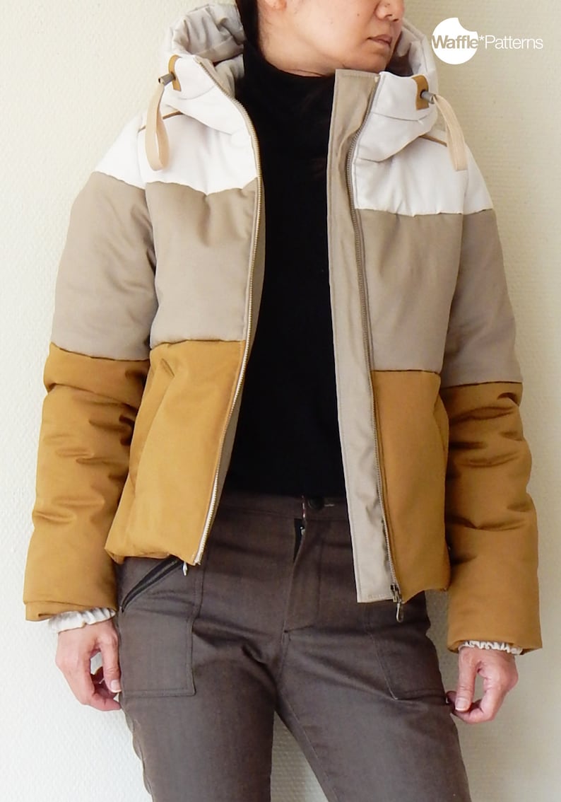 PDF Sewing Pattern for Women Puffer Jacket -mitsuba- (size 32-52) - Etsy