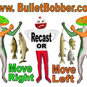 Bullet Bobber Combo Pack Mini Side Planer Board Bobbers Go LEFT or ...