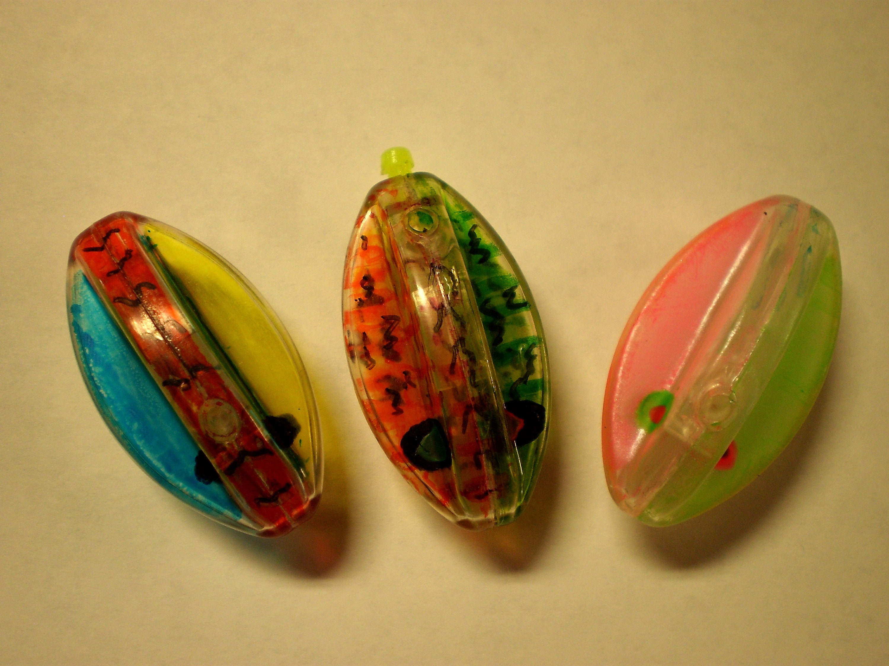 Clear Bulletbobbers Combo Pack Min Planer Board Bobbers Go Left and ...