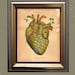 Hoppy Heart Art Print, Beer Hops Collage Tea Stained Paper - Etsy