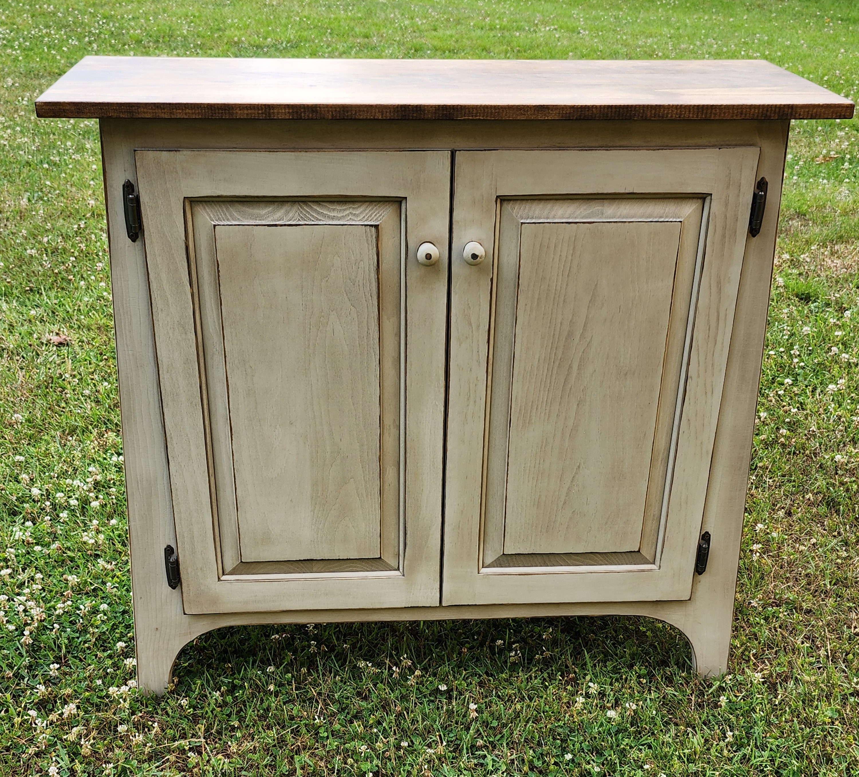 Handmade Rustic Jelly Cabinet, 2 Door Cabinet, Storage Organizer ...