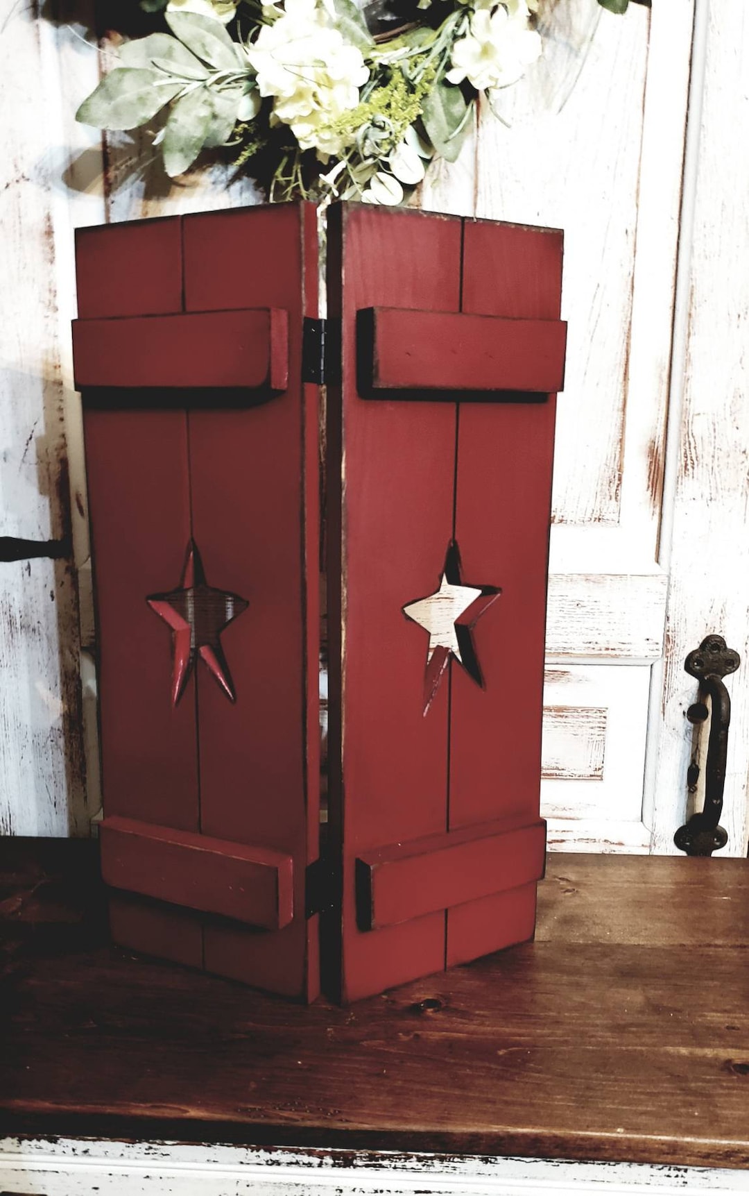 Rustic Farmhouse Style Shutters , Folding Shutters , Country Themed ...