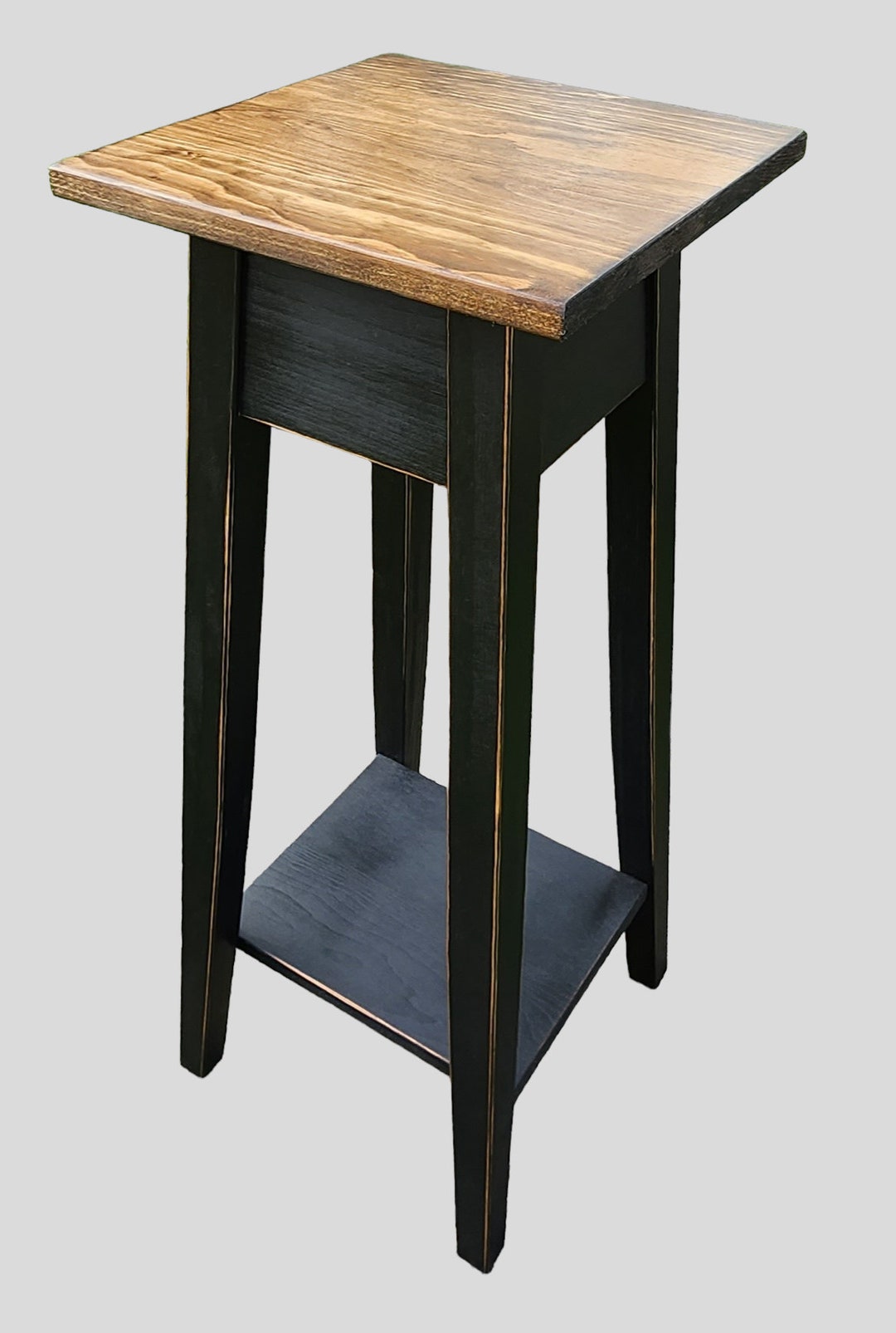 Handmade Rustic Plant Stand, Indoor Plant Holder, Farmhouse Decor ...