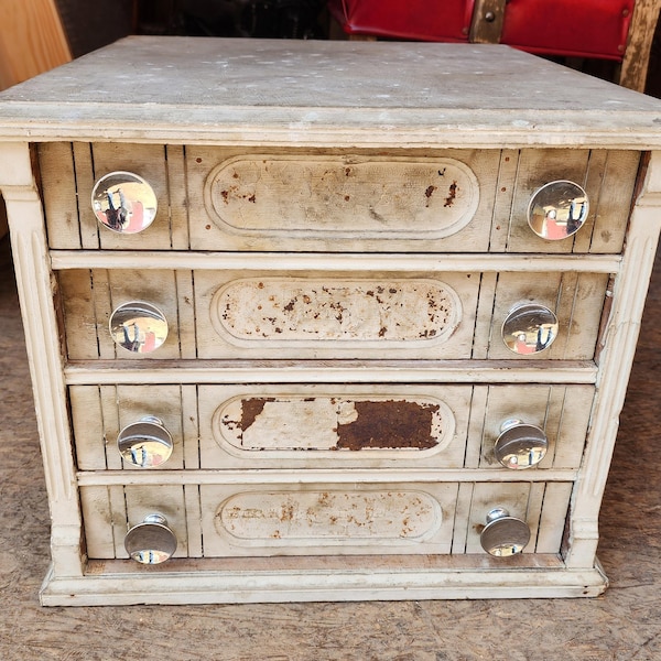 Antique Thread Cabinet - Etsy