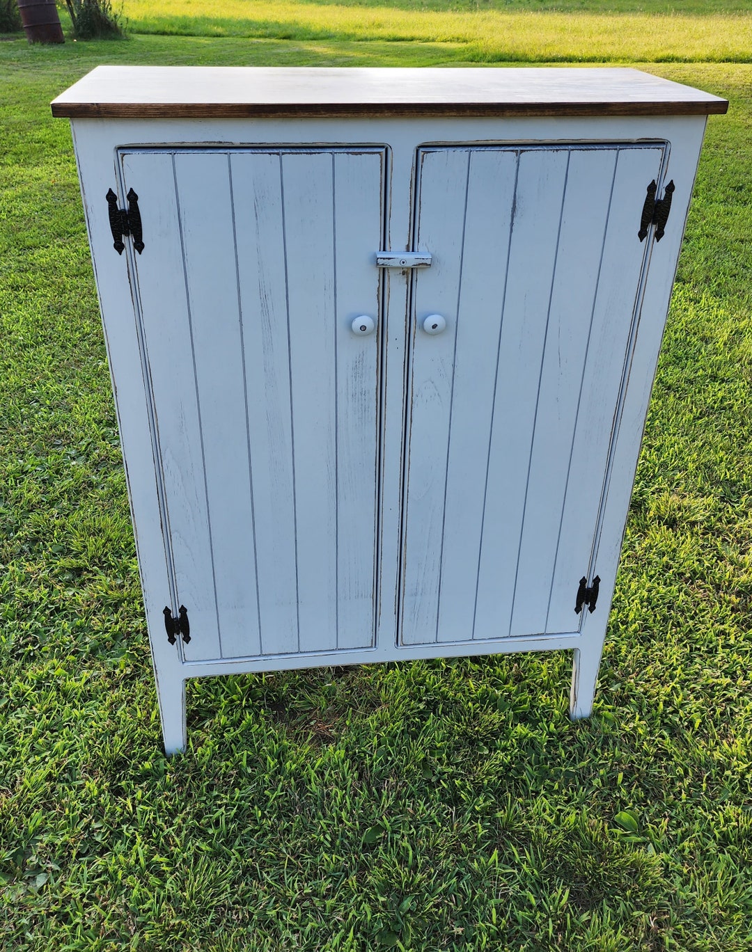 Handmade Rustic Jelly Cabinet With Primitive Charm, Kitchen Storage ...