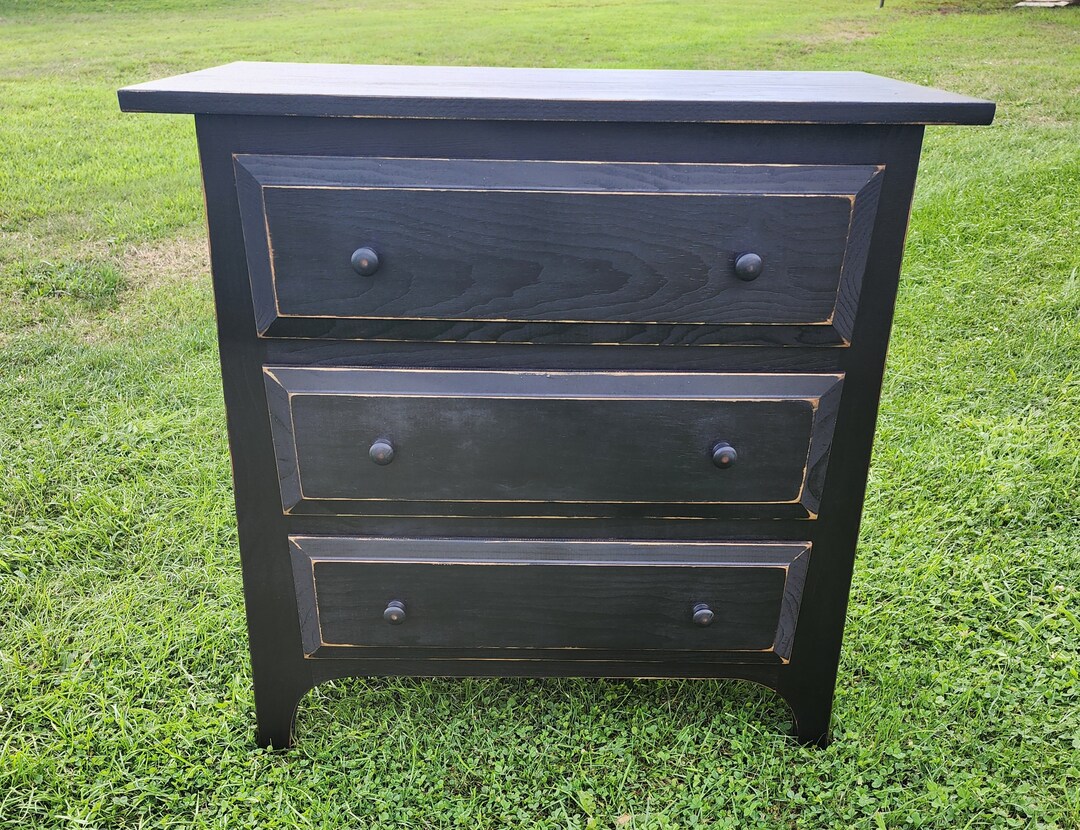 Handmade Distressed Wood Dresser, Rustic Farmhouse Chest of Drawers for ...