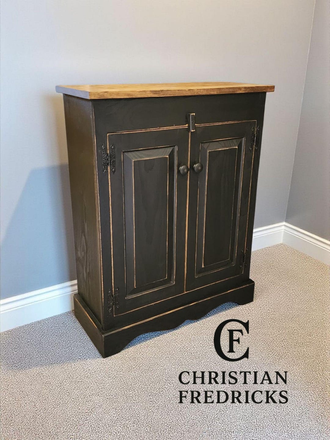 Rustic Small Cabinet | Handmade Farmhouse Kitchen Storage Furniture ...