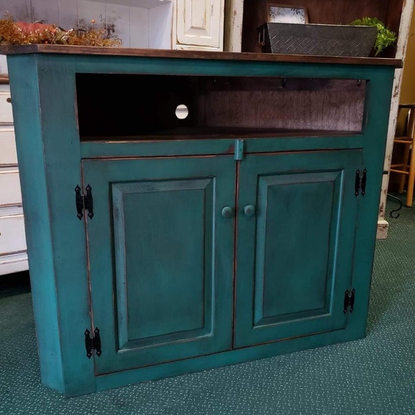 Corner Entertainment Center - Etsy