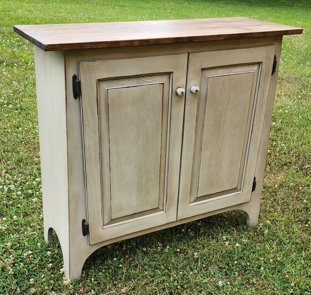 Handmade Rustic Jelly Cabinet, 2 Door Cabinet, Storage Organizer ...
