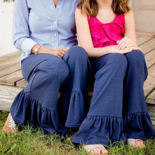 Girls Ruffle Pants - Etsy