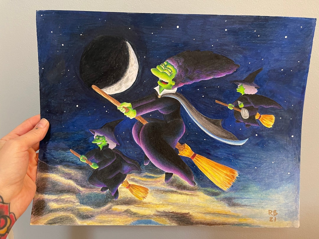 Marge Witch Print - Etsy