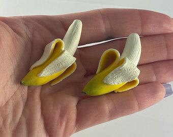 Banana Magnet, Kawaii Magnet, Cute Magnet, Fruit Magnet, Banana Slice ...