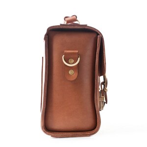 Walnut Leather Shoulder Bag,cross Body Bag,leather Shoulder Bag ...