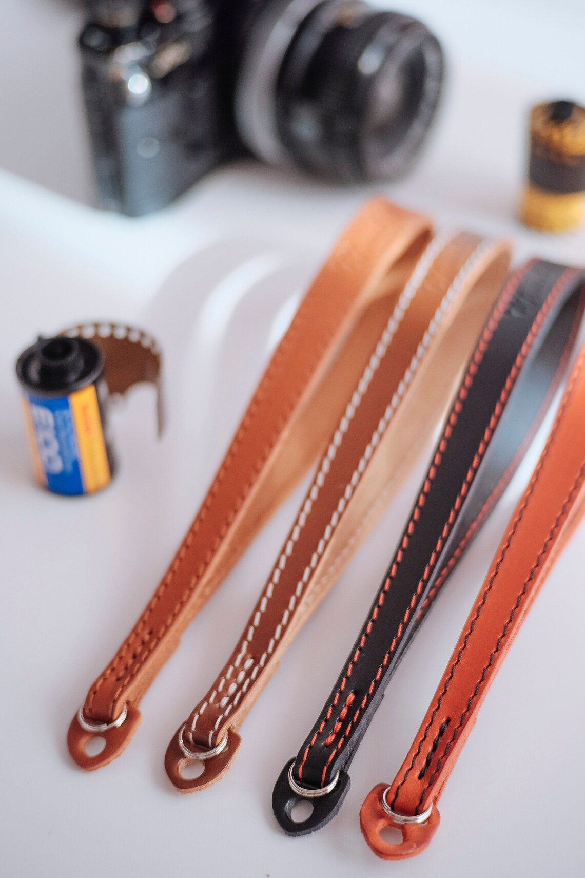 Leather Wrist Camera Strap Photographer gift Hand Wrist | Etsy