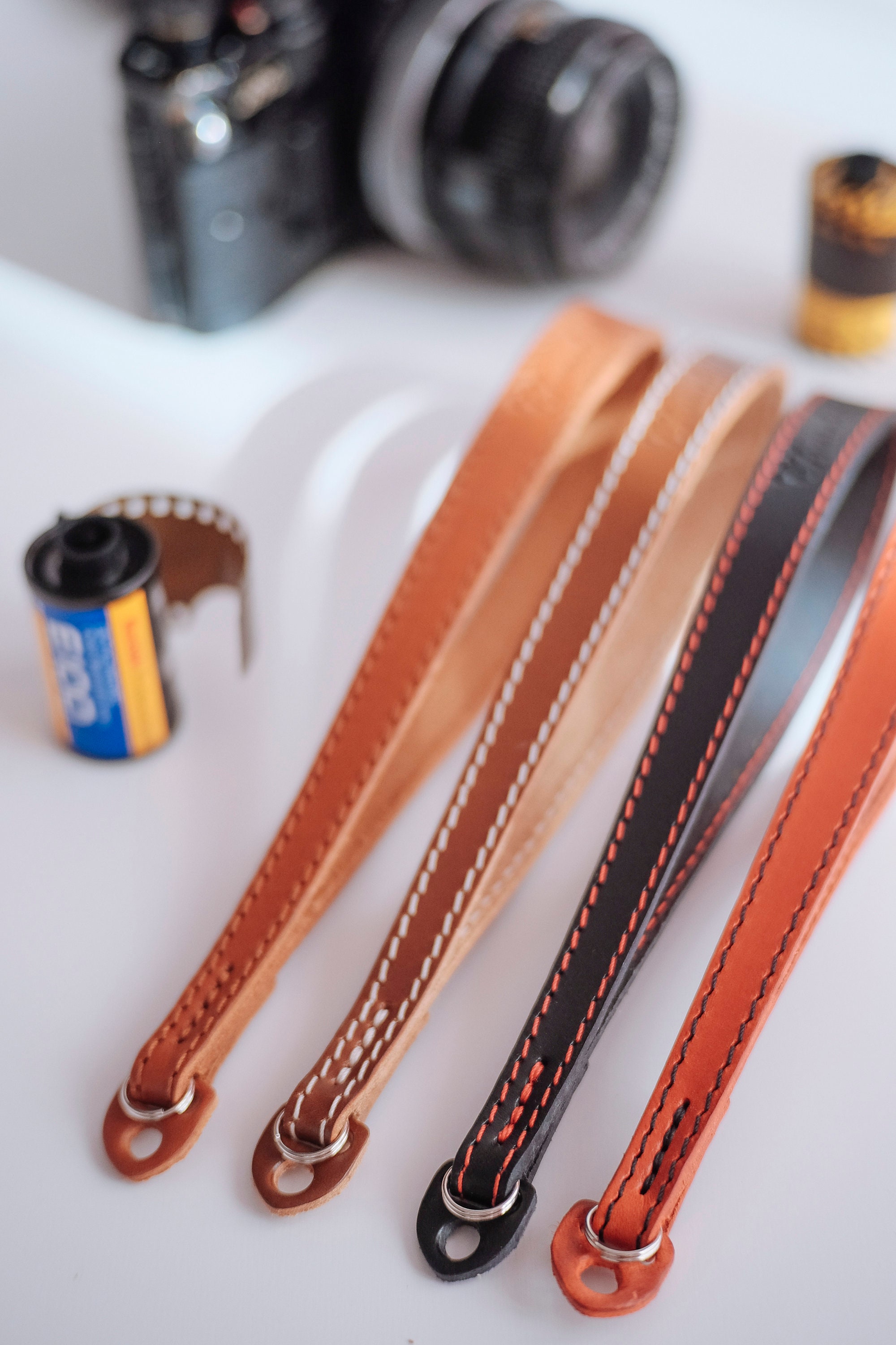 Leather Wrist Camera Strap Photographer gift Hand Wrist | Etsy