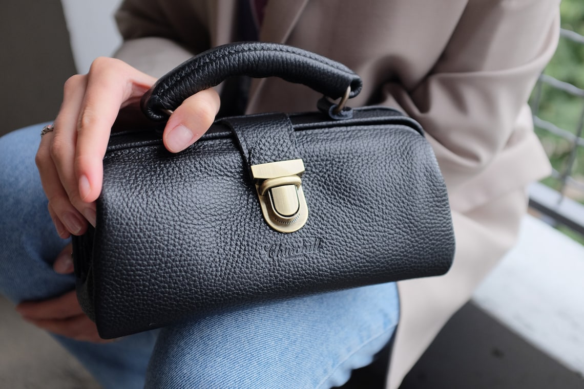 Mini Leather Doctor Bag Doctor Style Bag Leather Satchel - Etsy