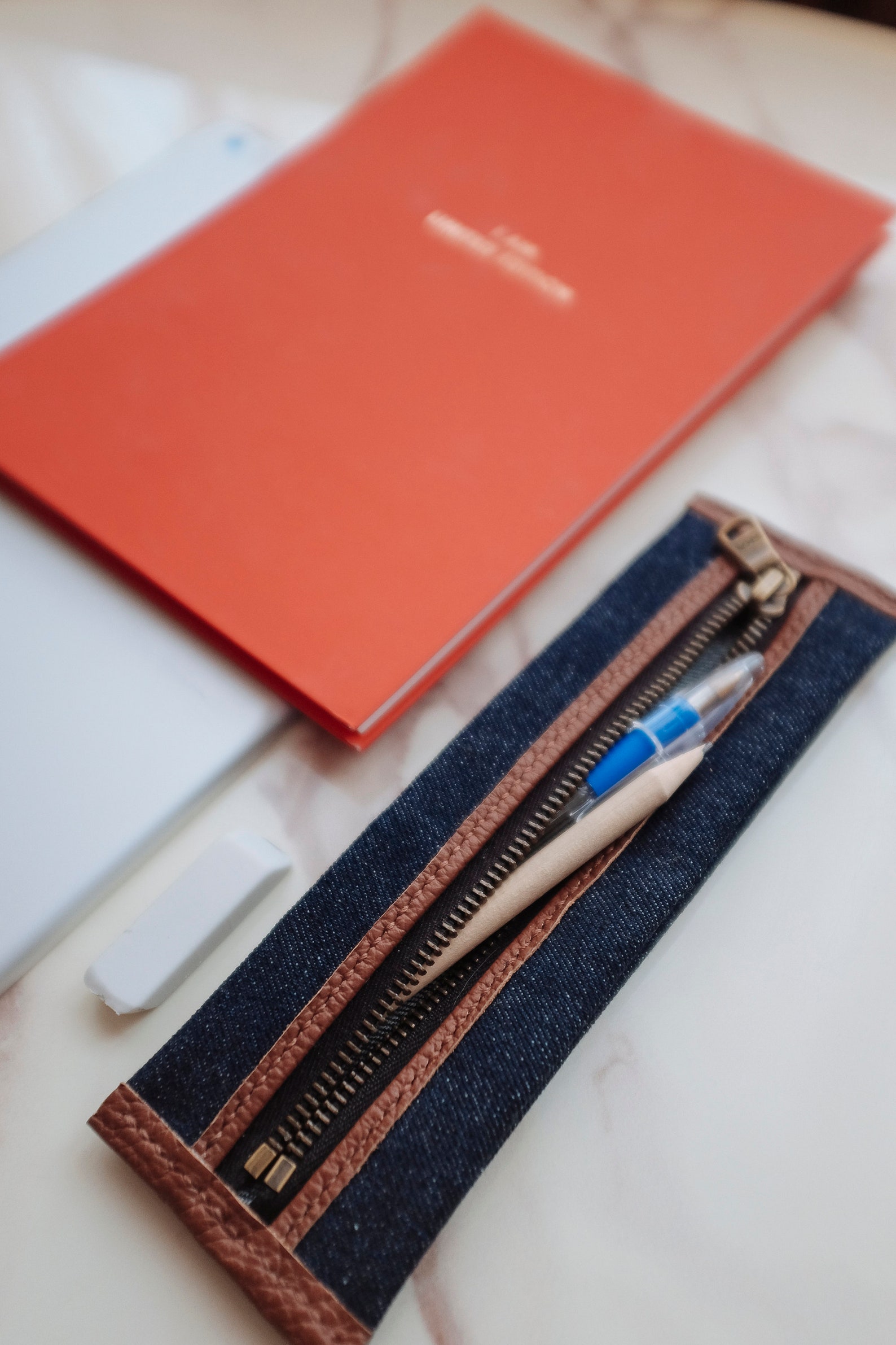 Denim Pencil Case, Denim Pen Holder, Denim Pen Case, Denim Pouch ...
